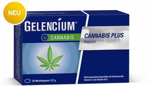 Das GELENCIUM® Cannabis Plus Kapseln - Produkte